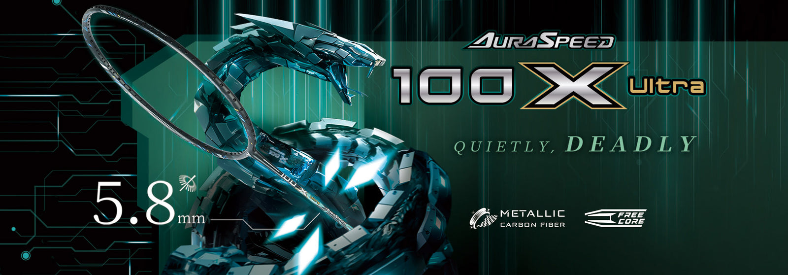 Victor ARS-100X ULTRA G Auraspeed 100X ULTRA Badminton Racket – T1 SPORTS